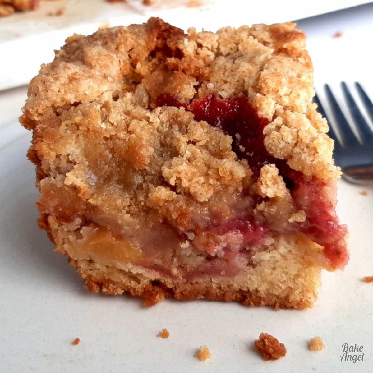 Summer Fruit Crumble Cake - Dairy and Gluten Free - Bake Angel