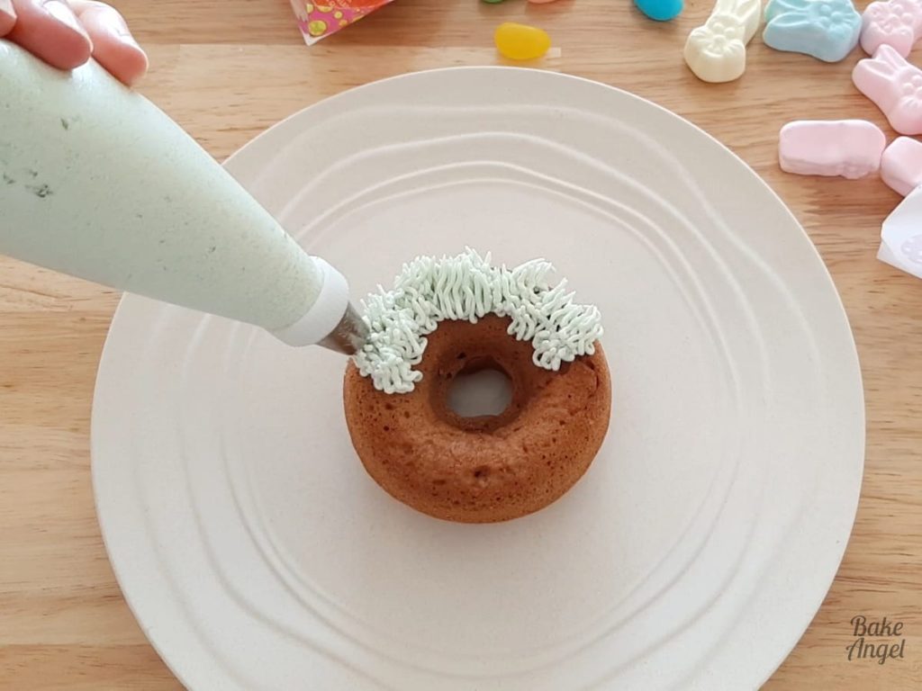 Vegan Easter Chocolate Buttercream Donuts - Bake Angel