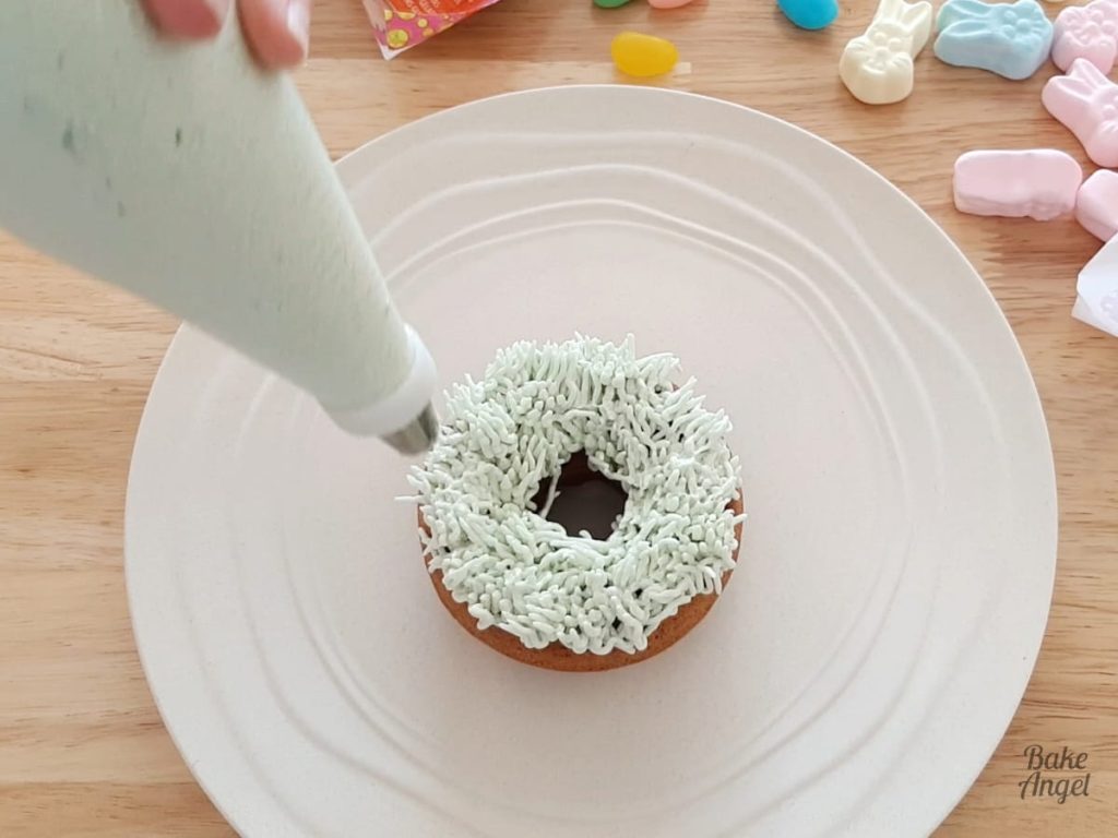 Vegan Easter Chocolate Buttercream Donuts - Bake Angel