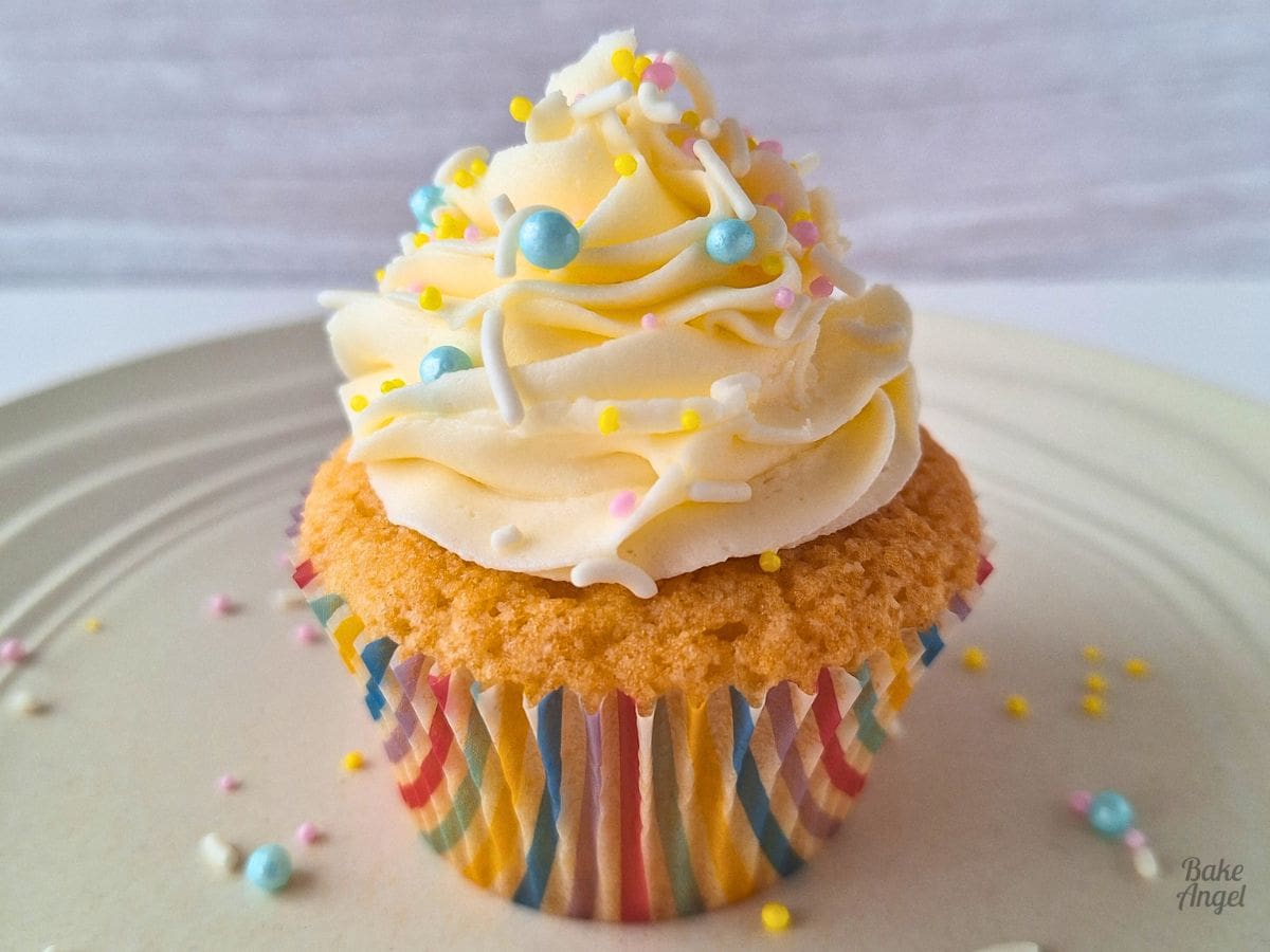 Dairy Free Vanilla Cupcakes - Small Batch - Bake Angel