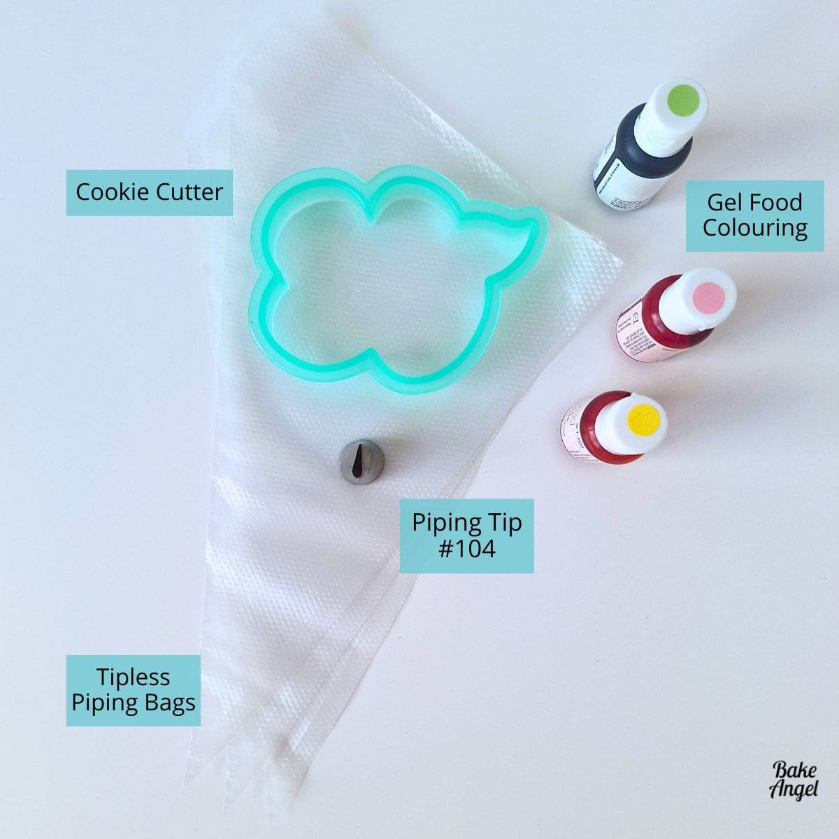 How to Pipe a 3D Royal Icing Flower on Cookies - Bake Angel